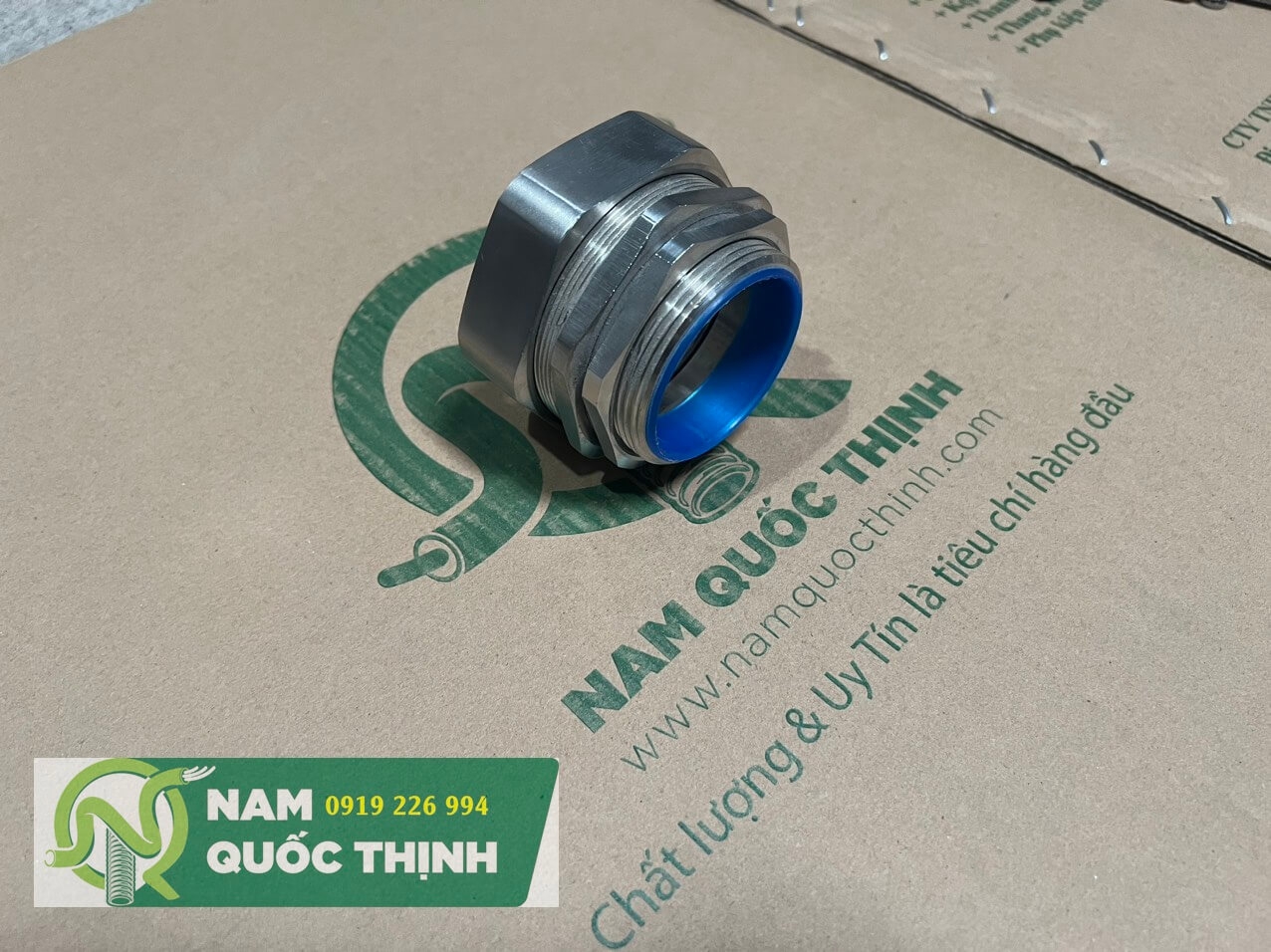 Đầu Nối Ống Ruột Gà Inox 304 Kín Nước UL Vào Hộp Điện