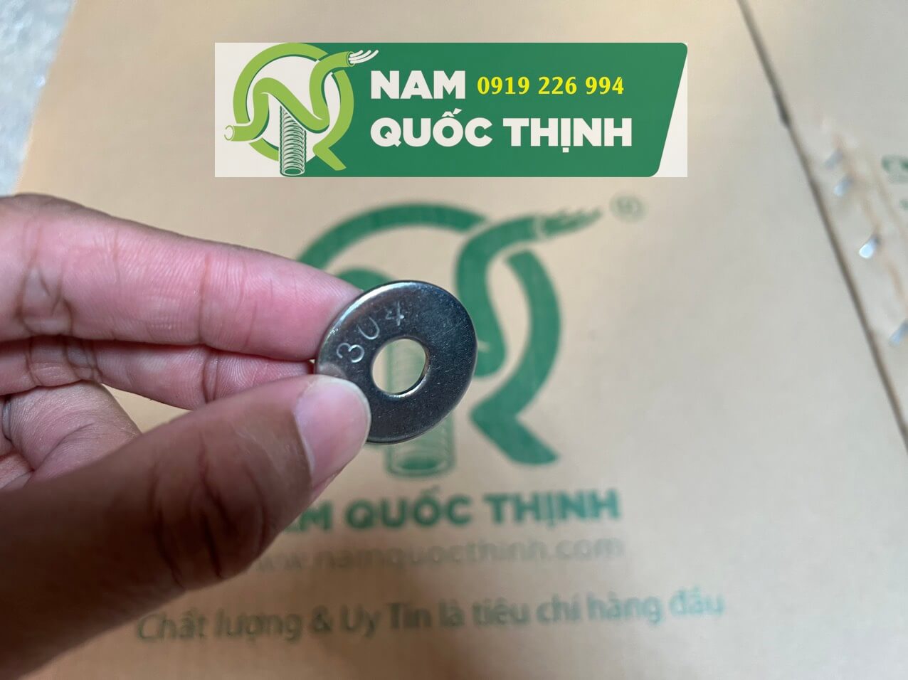 Long Đền Phằng Inox 304 M10