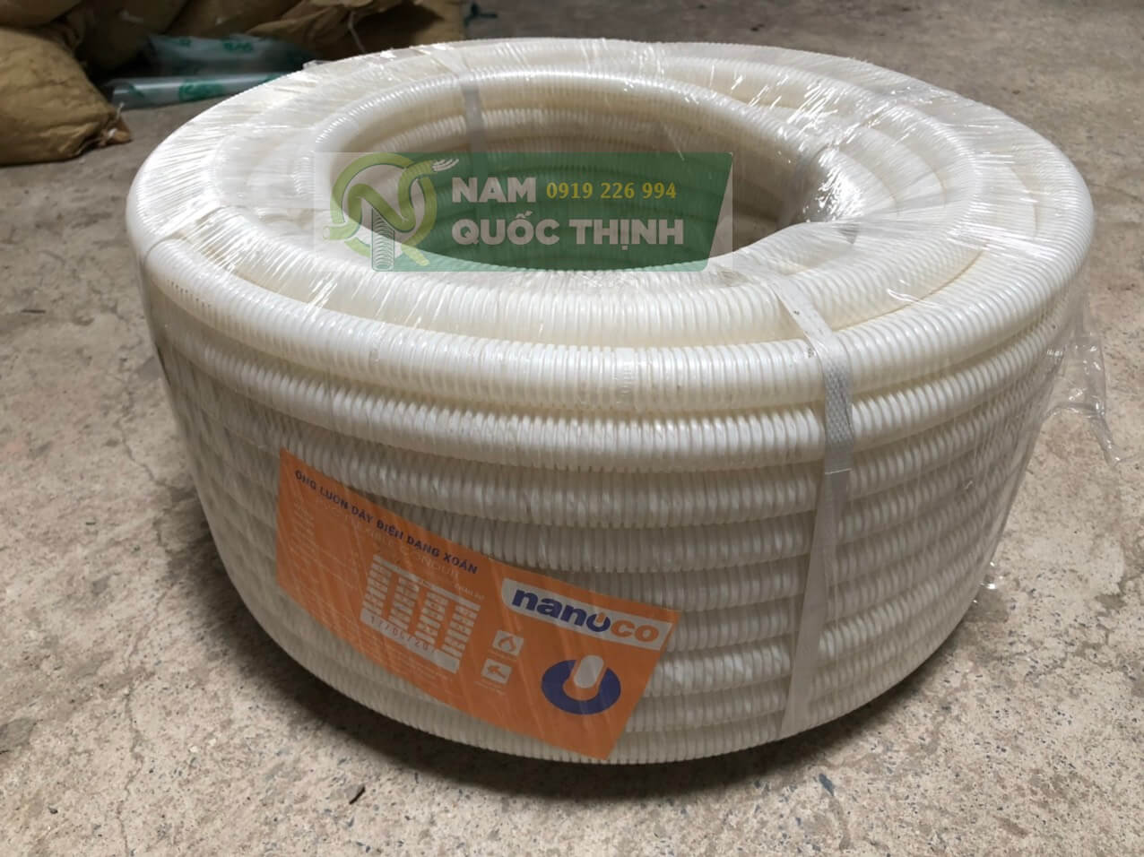 Ống Điện Ruột Gà PVC D20 Nano