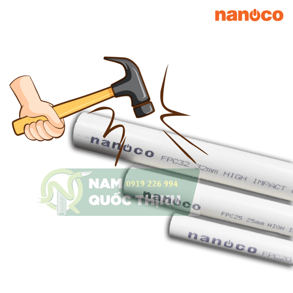 Ống Luồn Dây Điện PVC D25 Nanoco Heavy Duty 1250N