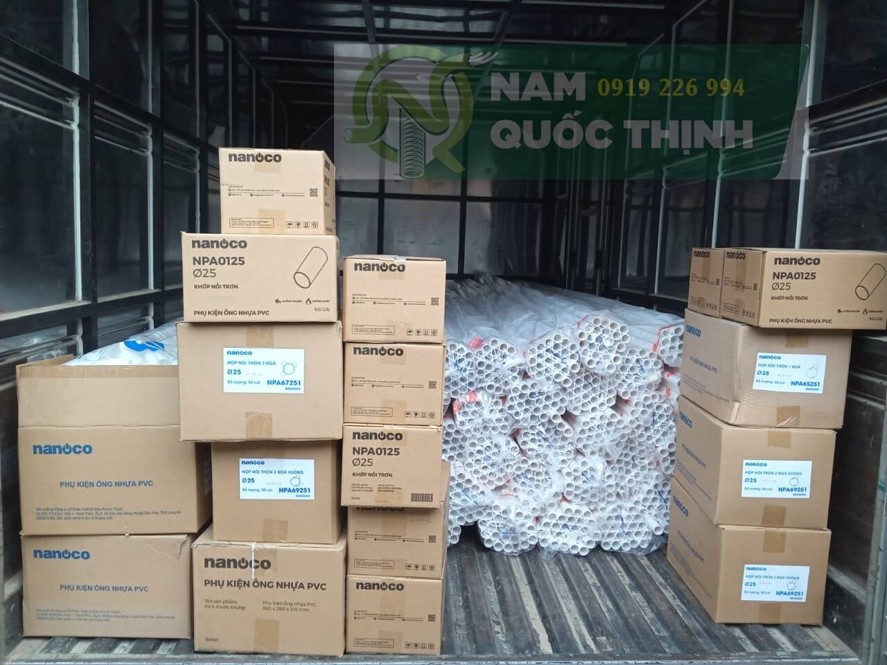 Ống Luồn Dây Điện PVC D25 Nanoco Heavy Duty 1250N