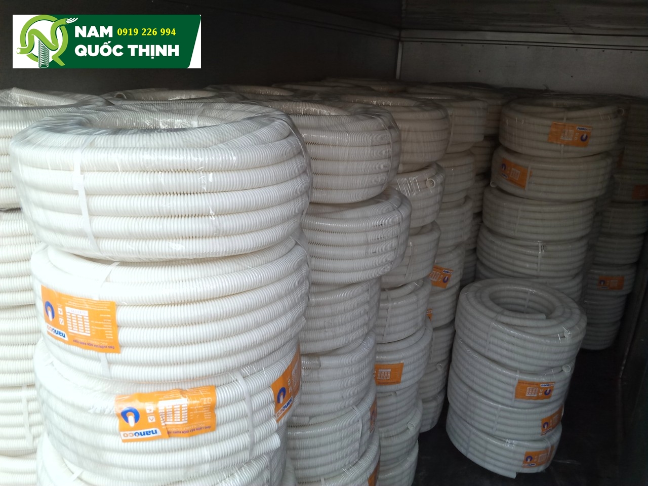 Ống Điện Ruột Gà PVC D32 Nanoco